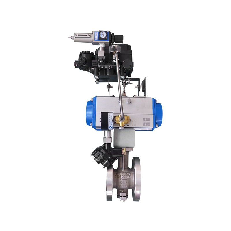 Pneumatic Actuated V-notch Valves